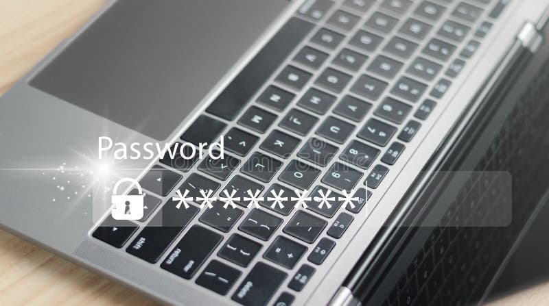 Concept Of Cyber Security Information Security And Encryption Secure Internet Access Stock