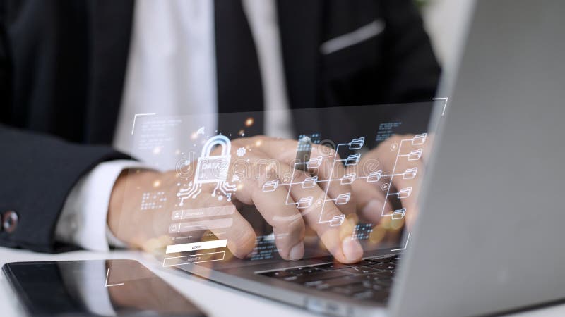 Concept Of Cyber Security Information Security And Encryption Secure Access To User S Personal