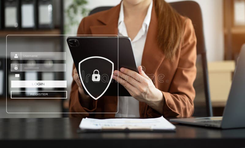 Concept Of Cyber Security Information Security And Encryption Secure Access To User S Personal