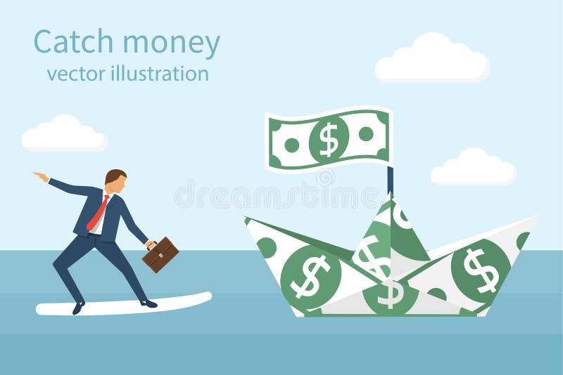 Concept D'argent De Crochet Illustration de Vecteur - Illustration du ...