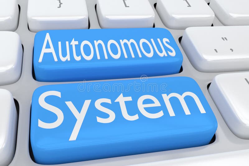 Concept D'Autonomous System Illustration Stock - Illustration du ...