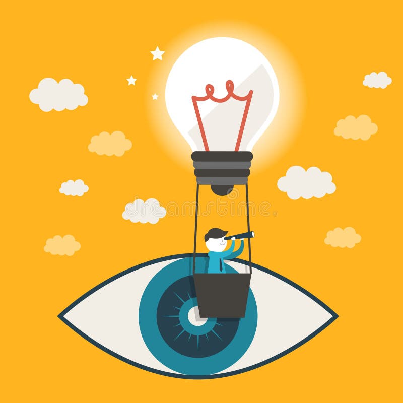 Recherche de la solution illustration stock. Illustration du point ...