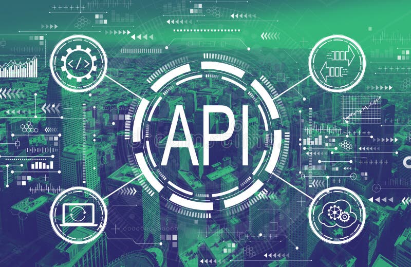 Concept D'interface De Programmation D'applications Api Avec Le Centre ...