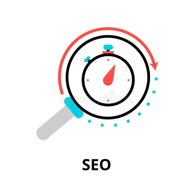 Concept D'optimisation De Seo Dans Le Moteur De Recherche Illustration ...
