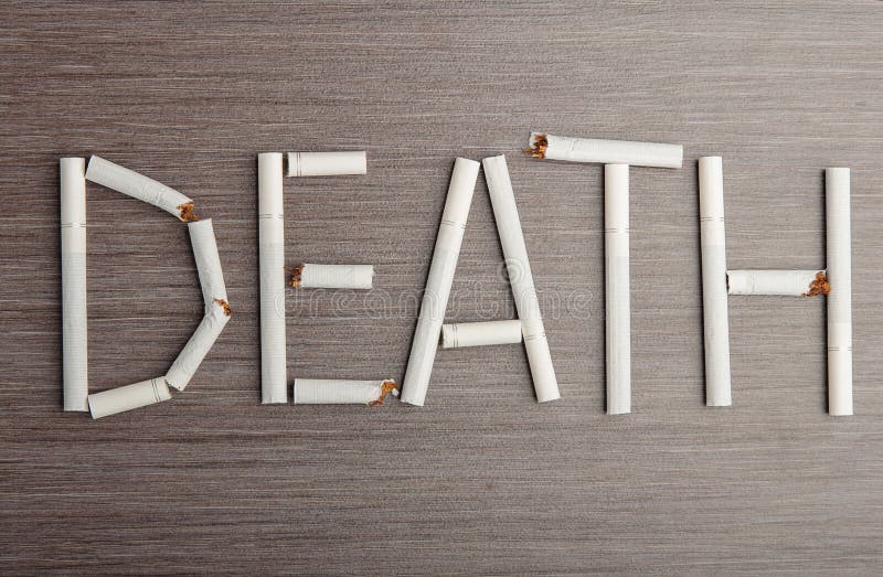 Concept Of Dangers Of Smoking. Word Picture. Image: 28707517