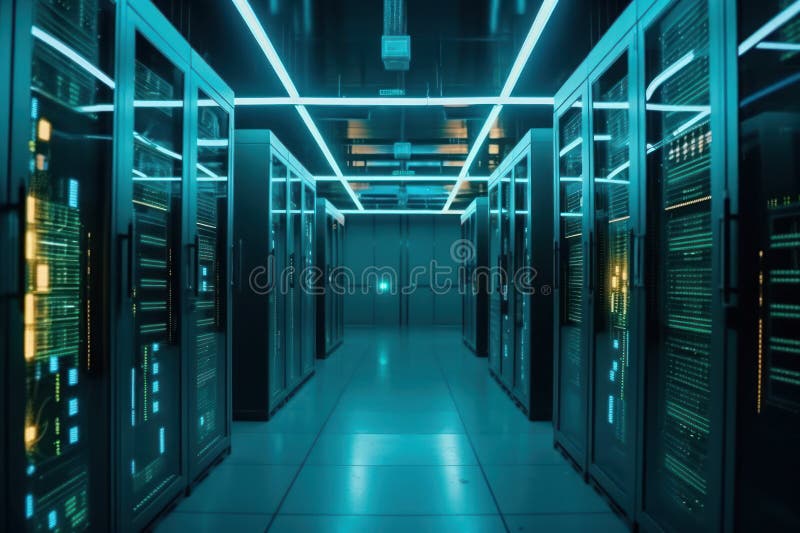 Data Center Networks Cryptocurrency Blockchain Illustrations ...