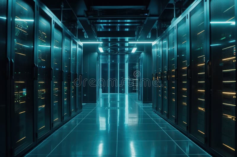 Data Center Networks Cryptocurrency Blockchain Illustrations ...