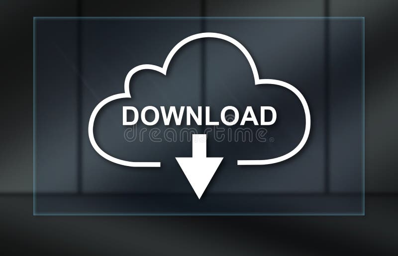 Concept of data download stock illustration. Illustration of ...