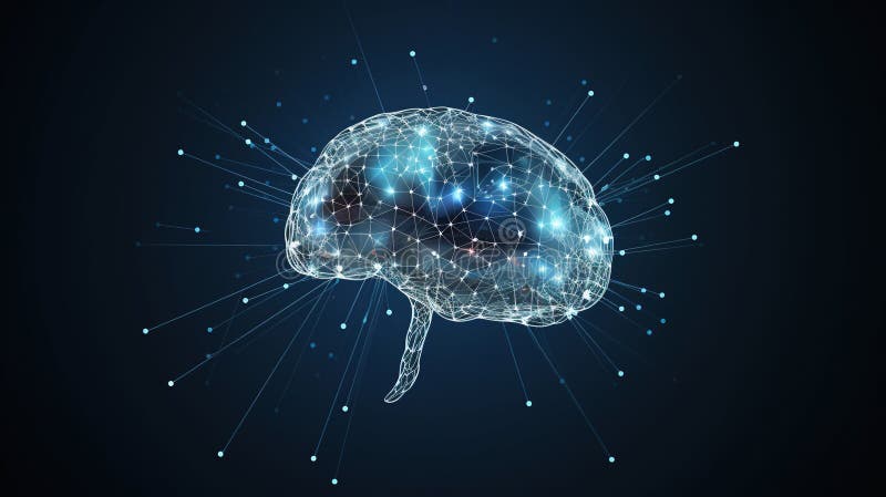 The Concept of Data Flow from the Digital Human Brain. Machine Deep ...