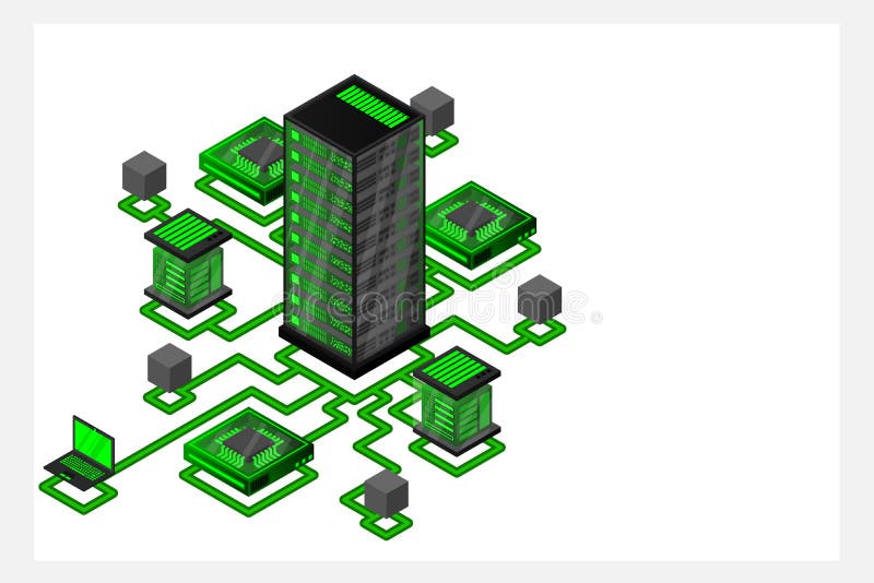 Network Management stock illustration. Illustration of decisions - 25073018