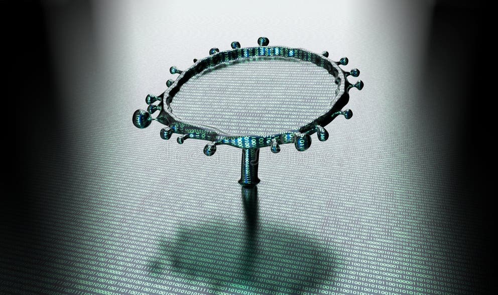 Concept of Data Pool an Ocean of Information Stock Illustration ...