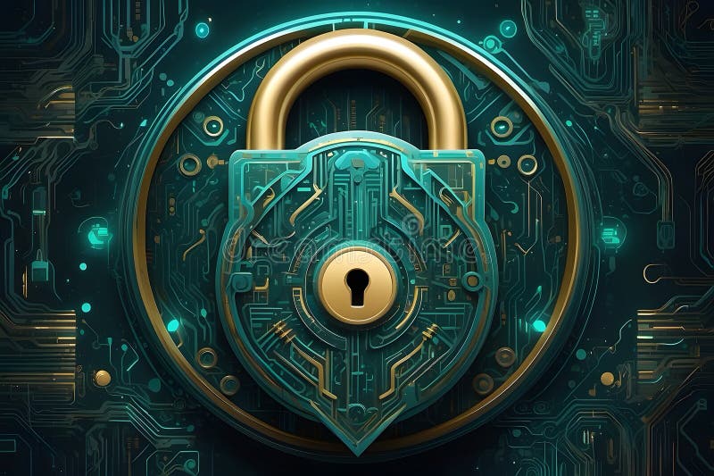 A Concept of Data Privacy with a Padlock and Binary Codes Stock Photo - Image of digital ...