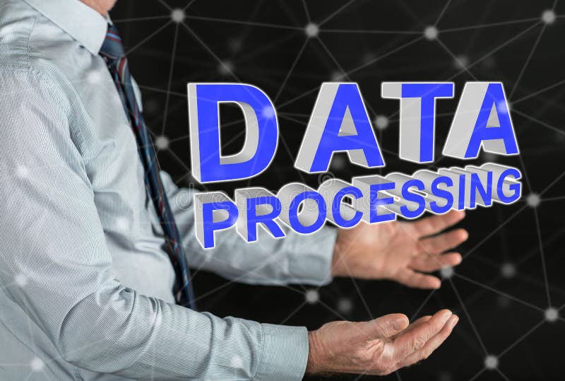Concept of data processing stock photo. Image of processing - 87429896