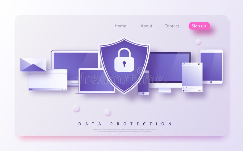 Protect Sensitive Data Stock Illustrations – 848 Protect Sensitive Data ...