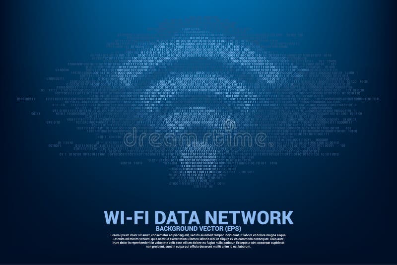 AI from One and Zero Binary Code Digit Matrix Style. Stock Illustration - Illustration of digit ...