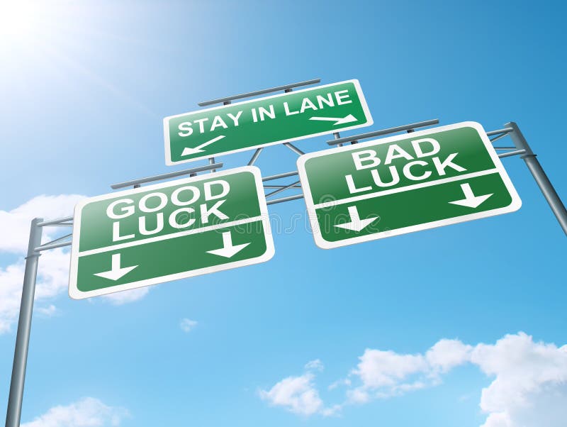 Concept de bonne chance illustration stock. Illustration du cadeau ...
