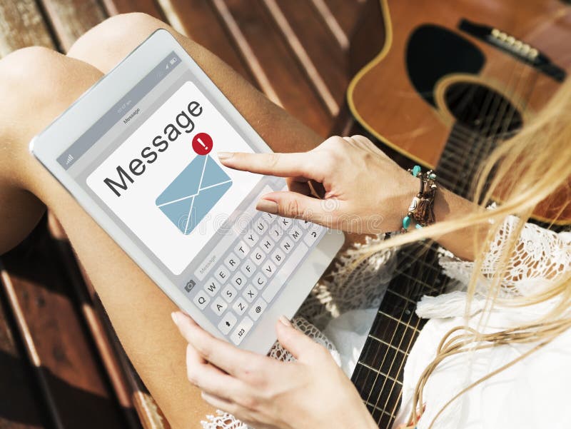 Concept De Communication De Causerie De Courrier De Texte Du Message ...