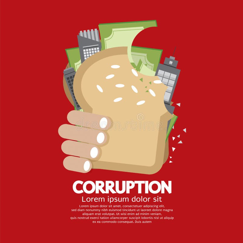 Concept de corruption illustration stock. Illustration du équilibre ...