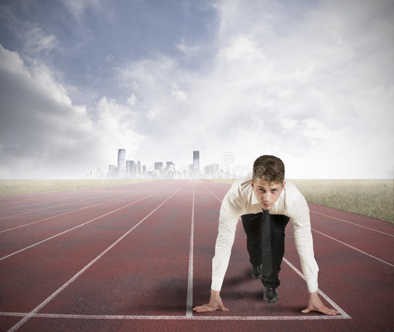 Concurrence d'affaires photo stock. Image du entreprise - 29774712