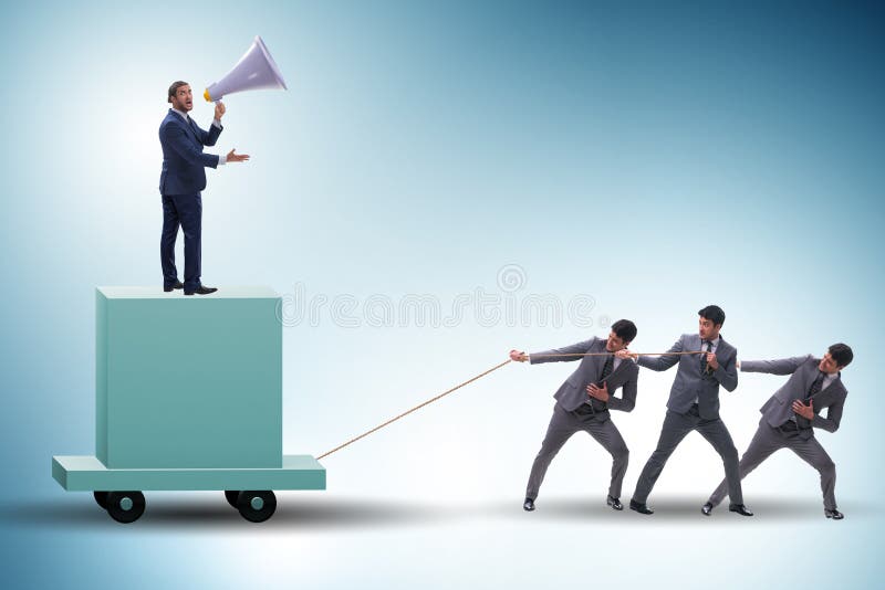 Concept De Leadership Autocratique Autoritaire Photo stock - Image du ...