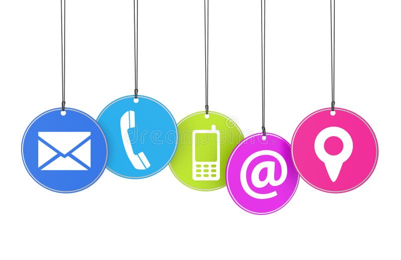 Concept De Page De Contact De Site Web Illustration Stock ...