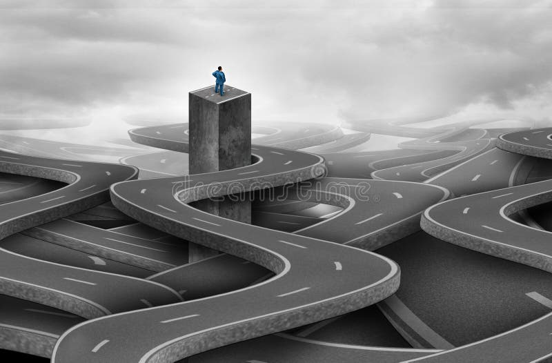 Personne perdue illustration stock. Illustration du terminé - 52707642