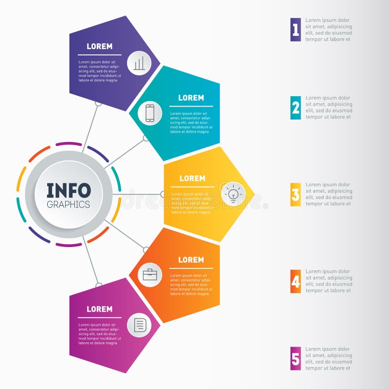 Calibre d'Infographic illustration de vecteur. Illustration du pourpré ...