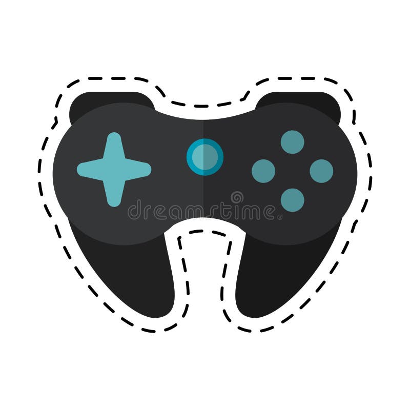Pictogramme De Pupitre De Commande De Gamepad Illustration de Vecteur ...