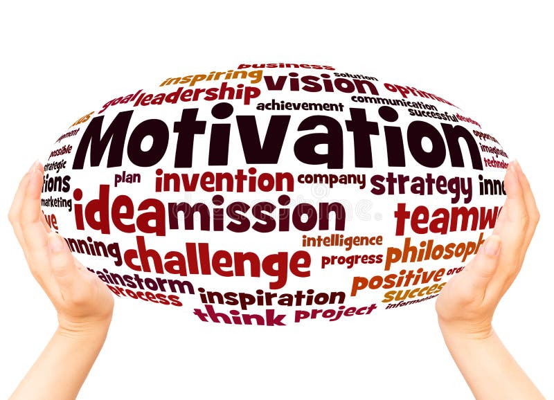 Nuage De Mot Pour La Motivation Illustration Stock - Illustration du ...