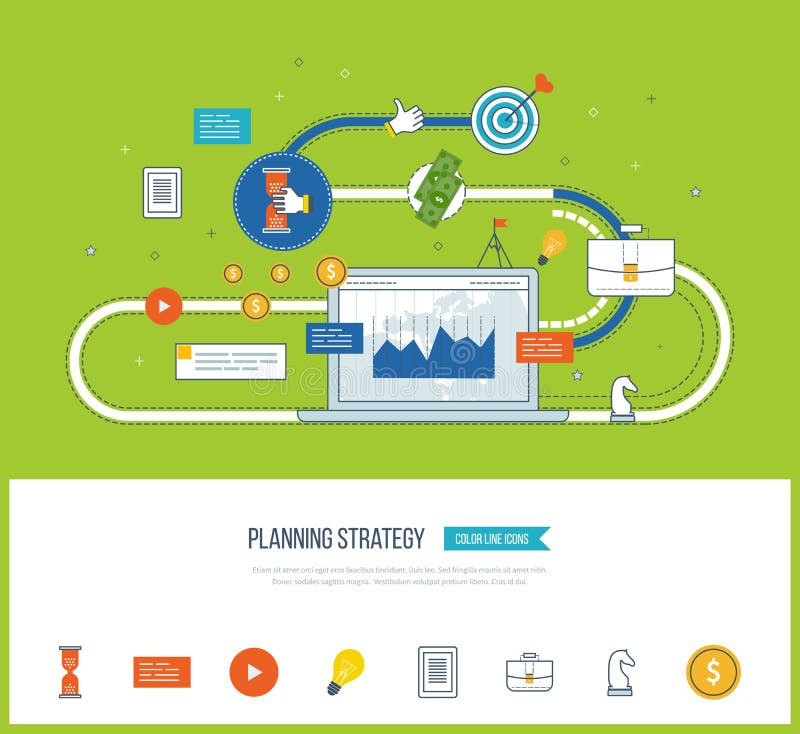 Concept De Stratégie De Planification Croissance D'investissement ...