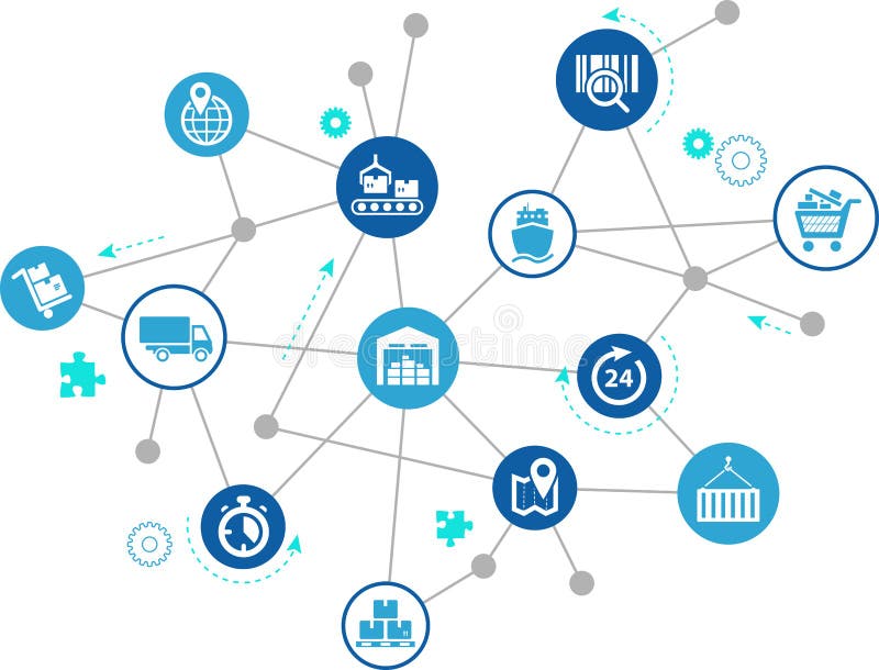 Concept De Supply Chain Management - Illustration De Vecteur ... Concept De Supply Chain Management - Illustration De Vecteur ...