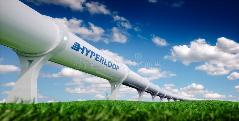 Concept De Transport De Hyperloop Technologie Futuriste De Transport ...