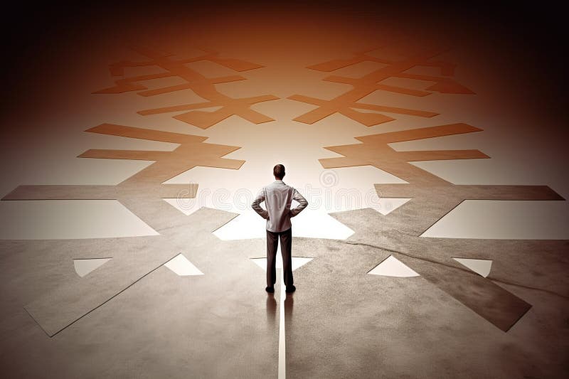 Concept of Decision Making with a Man Who Must Define the Direction of ...