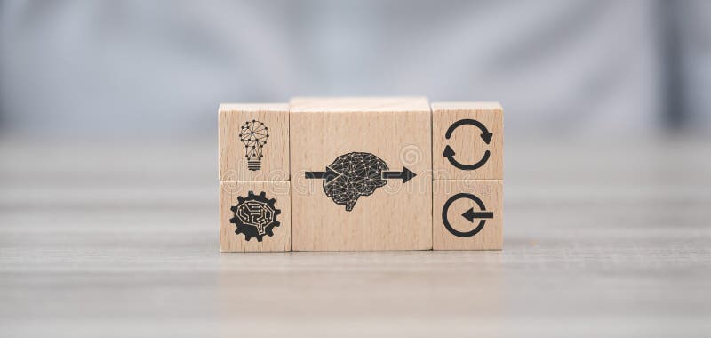 Concept of deep learning stock photo. Image of connection - 390125322