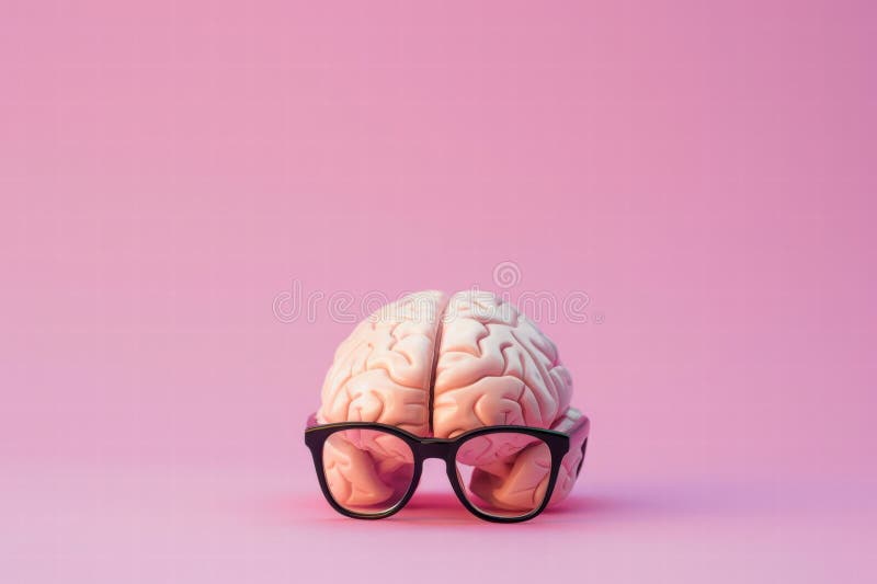 Concept of Deep Thinking and Cognitive Process Visualization Stock ...