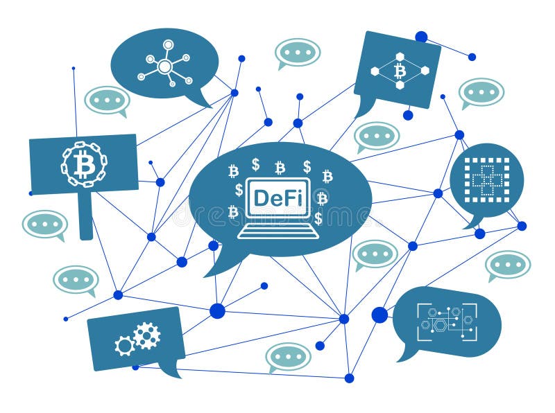 Concept of defi stock illustration. Illustration of bitcoin - 293930173