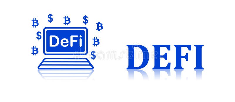 Concept of defi stock illustration. Illustration of fintech - 296655810