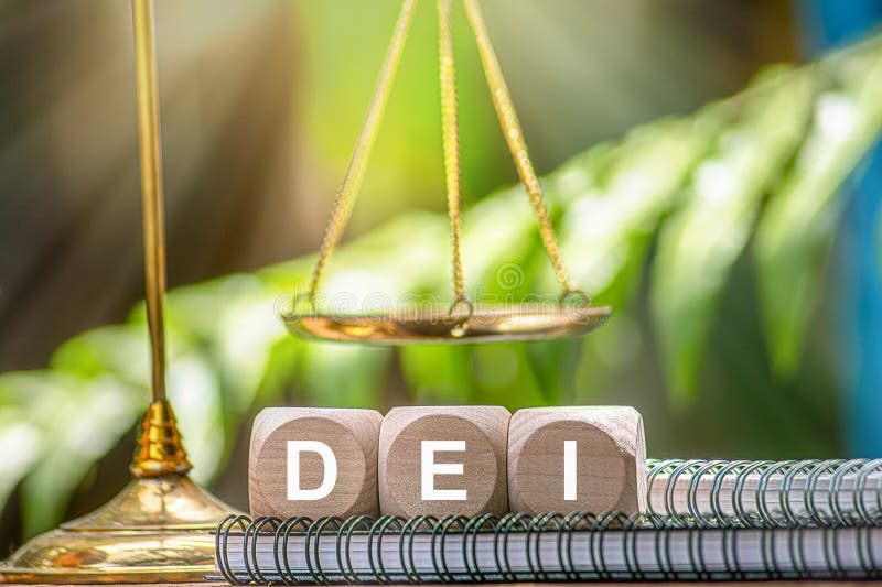 Concept of DEI Diversity Equality Inclusion. Multiracial Multicultural ...