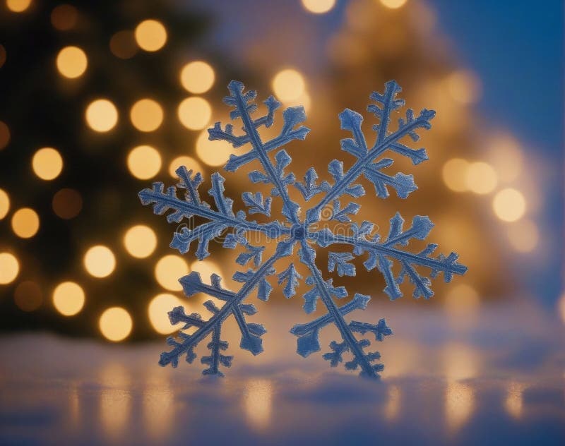 Delicate Snowflake Decorations Intricate Patterns and Soft Lighting.AI ...