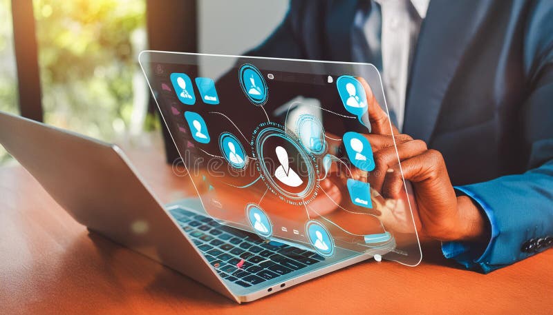 Concept of Delivering Value through Digital Business Solutions, Shown ...