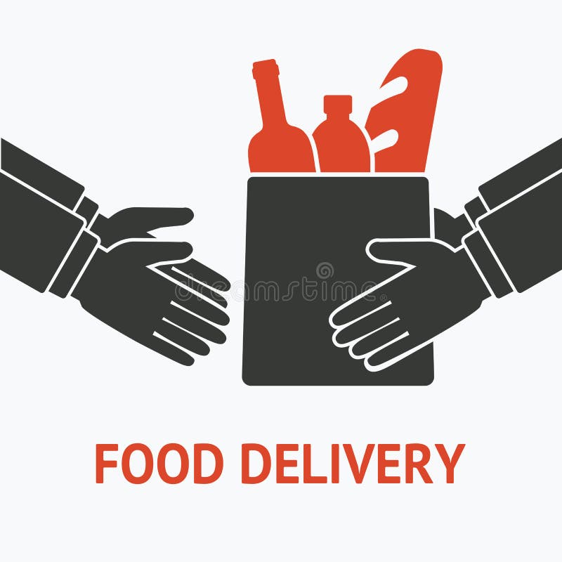 Delivery, Food, Rider, Worker Icon. Black Vector Graphic Stock Vector ...