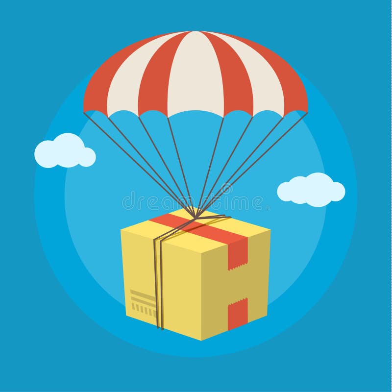 Concept for Delivery Service Stock Vector - Illustration of postal ...