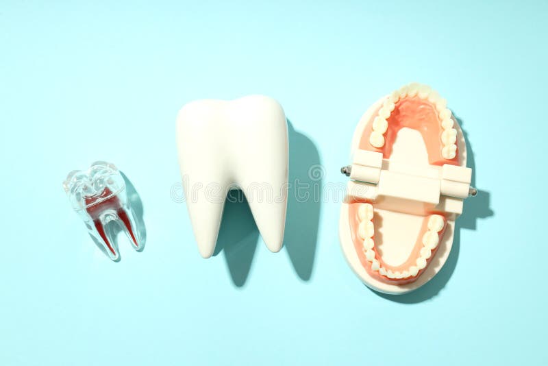 Concept of Dental Care or Tooth Care, Top View Stock Photo - Image of ...