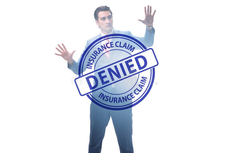 Concept of Denying Medical Insurance Claim Stock Illustration ...