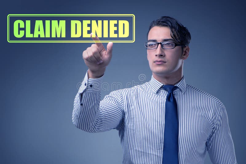 Concept of Denying Medical Insurance Claim Stock Image - Image of ...
