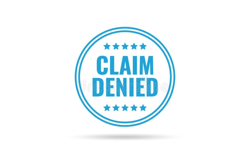 Concept of Denying Medical Insurance Claim Stock Illustration ...