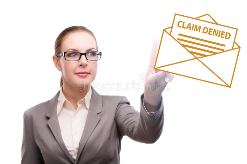 Concept of Denying Medical Insurance Claim Stock Image - Image of ...
