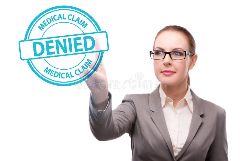 Concept of Denying Medical Insurance Claim Stock Image - Image of ...