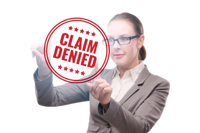 Concept of Denying Medical Insurance Claim Stock Image - Image of ...