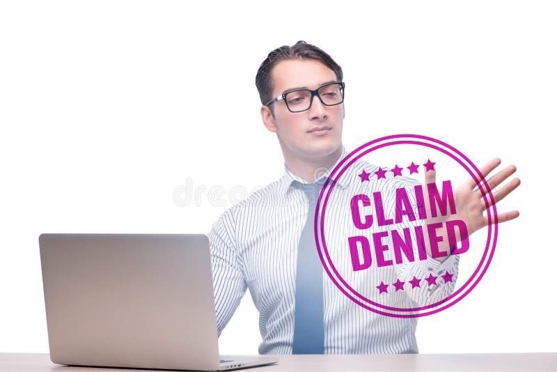 Concept of Denying Medical Insurance Claim Stock Photo - Image of ...